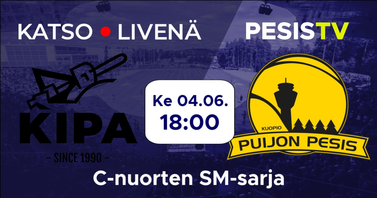 Kiteen Pallo vs Puijon Pesis, Kuopio , 04.06.2025 18:00 , C-nuorten SM ...