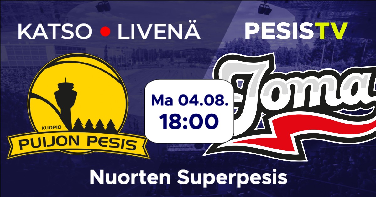 Puijon Pesis, Kuopio vs Joensuun Maila 1 , 04.08.2025 18:00 , Nuorten ...